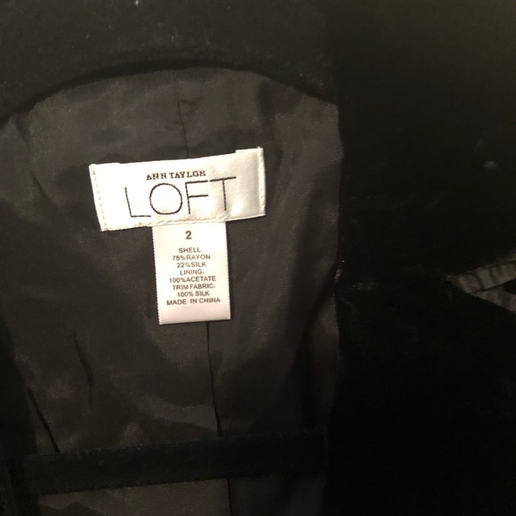 Anthropologie | Jackets & Coats | Ann Taylor Loft Velvet Jacket Vintage ...